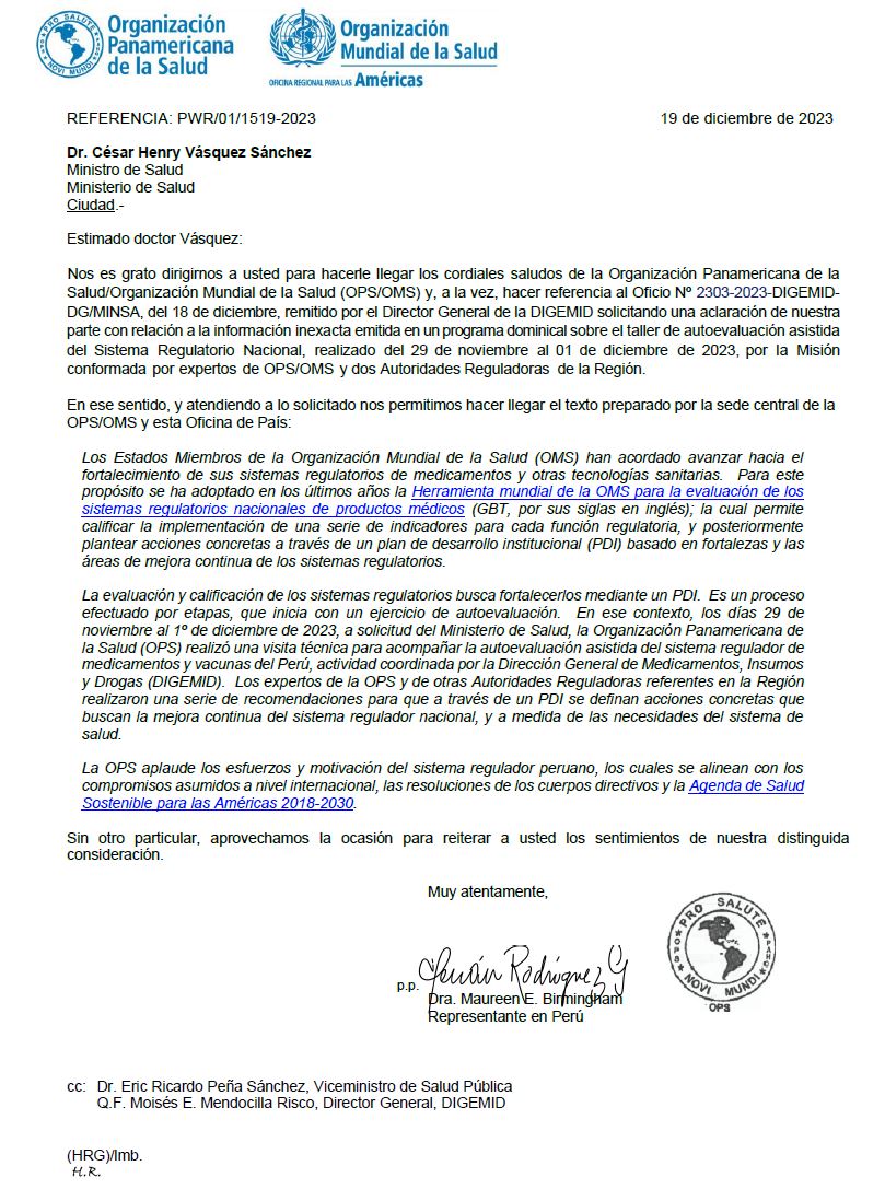 DIGEMID – Portal Institucional